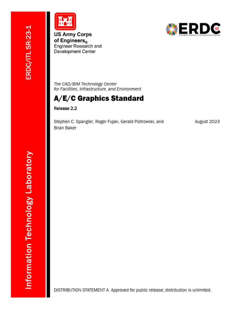 Erdc-Itl SR-23-1 | PDF | Computer Aided Design | Building Information Modeling