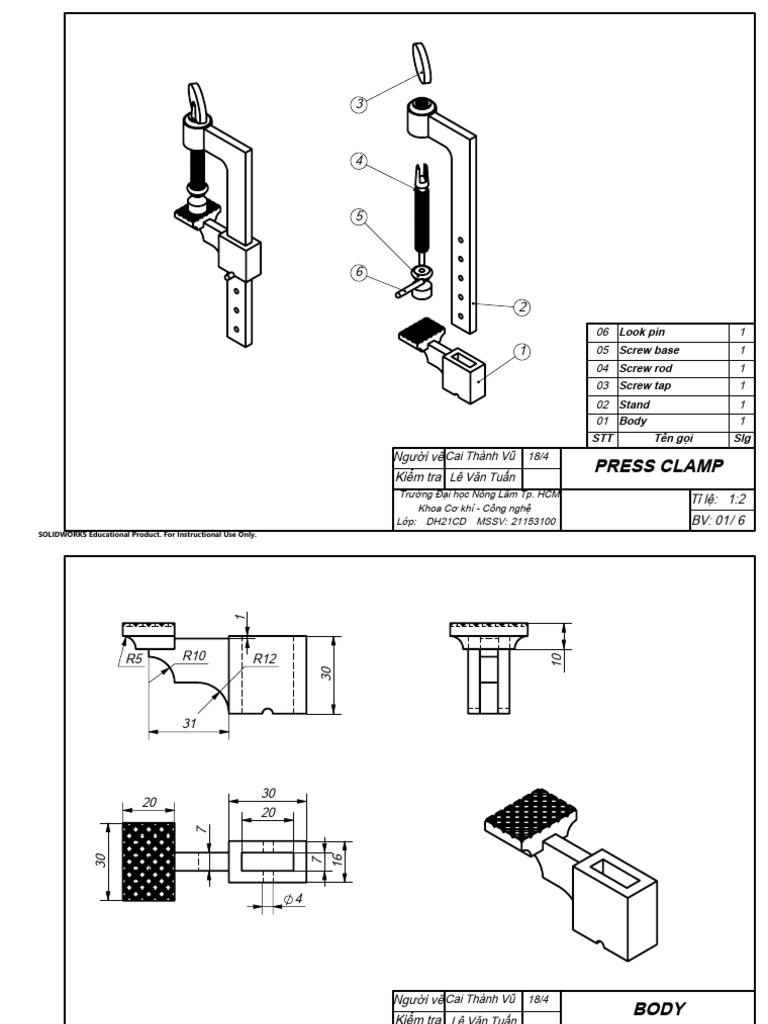 Ban Ve Press Clamp | PDF