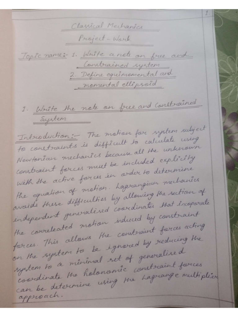 Classical Project | PDF