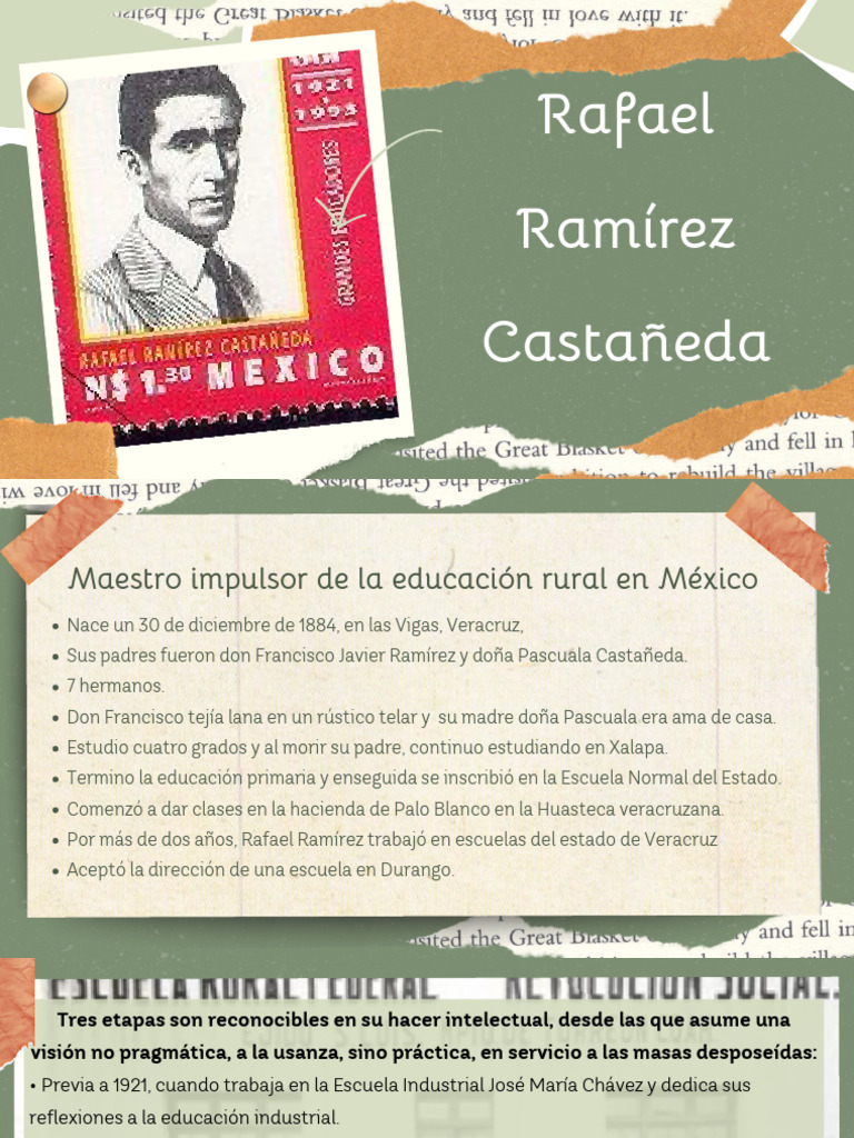 Biografía de Rafael Ramírez Castañeda | PDF | Escuelas | México