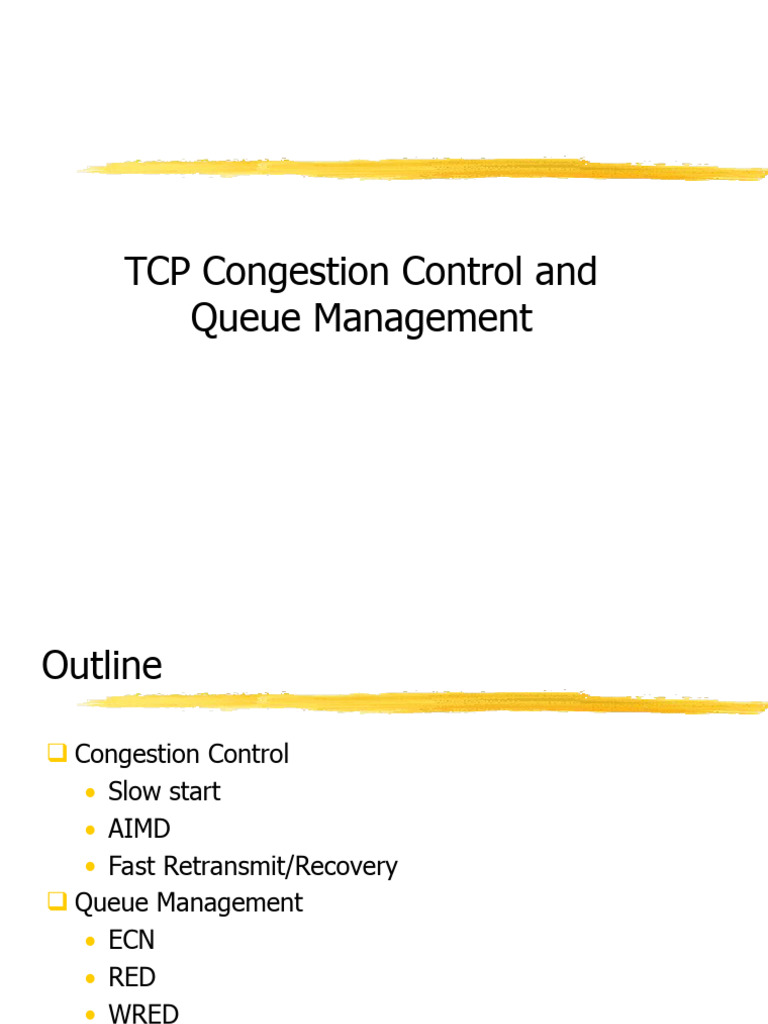 Chap 4 | PDF | Transmission Control Protocol | Network Congestion
