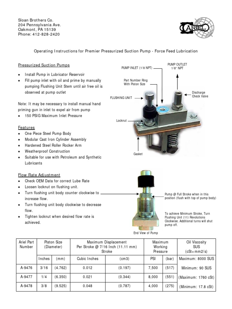 BOMBA LUBRICACION | PDF | Pump | Mechanical Engineering