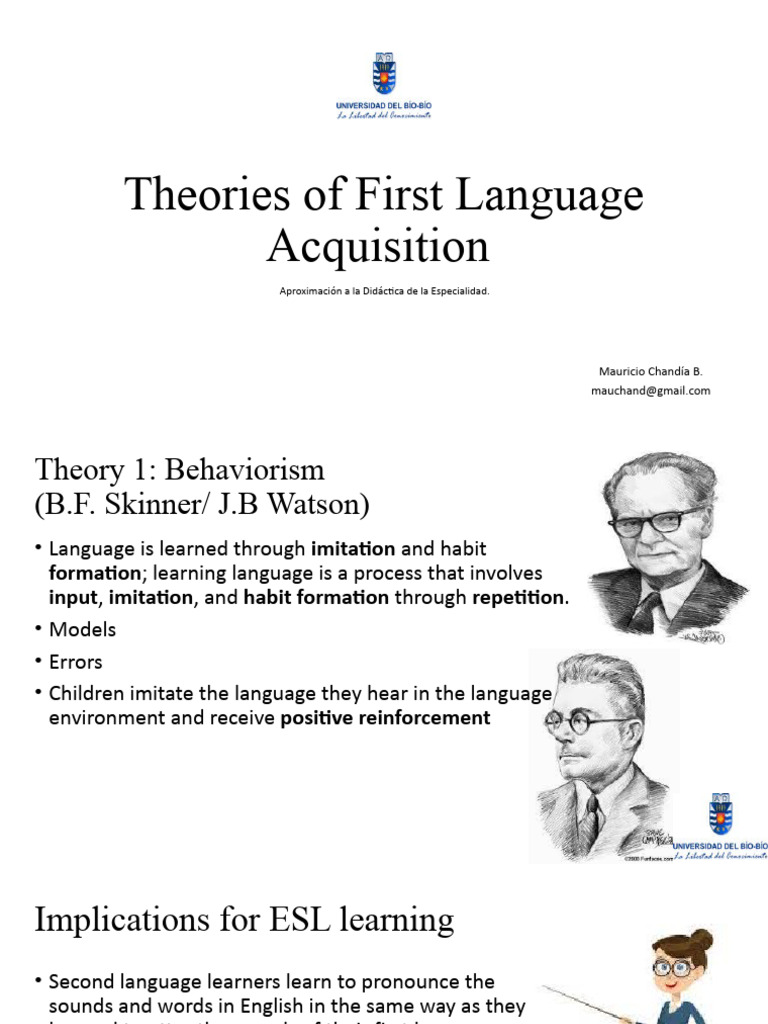 Theories of First Language Acquitision | PDF | Language Acquisition | Learning
