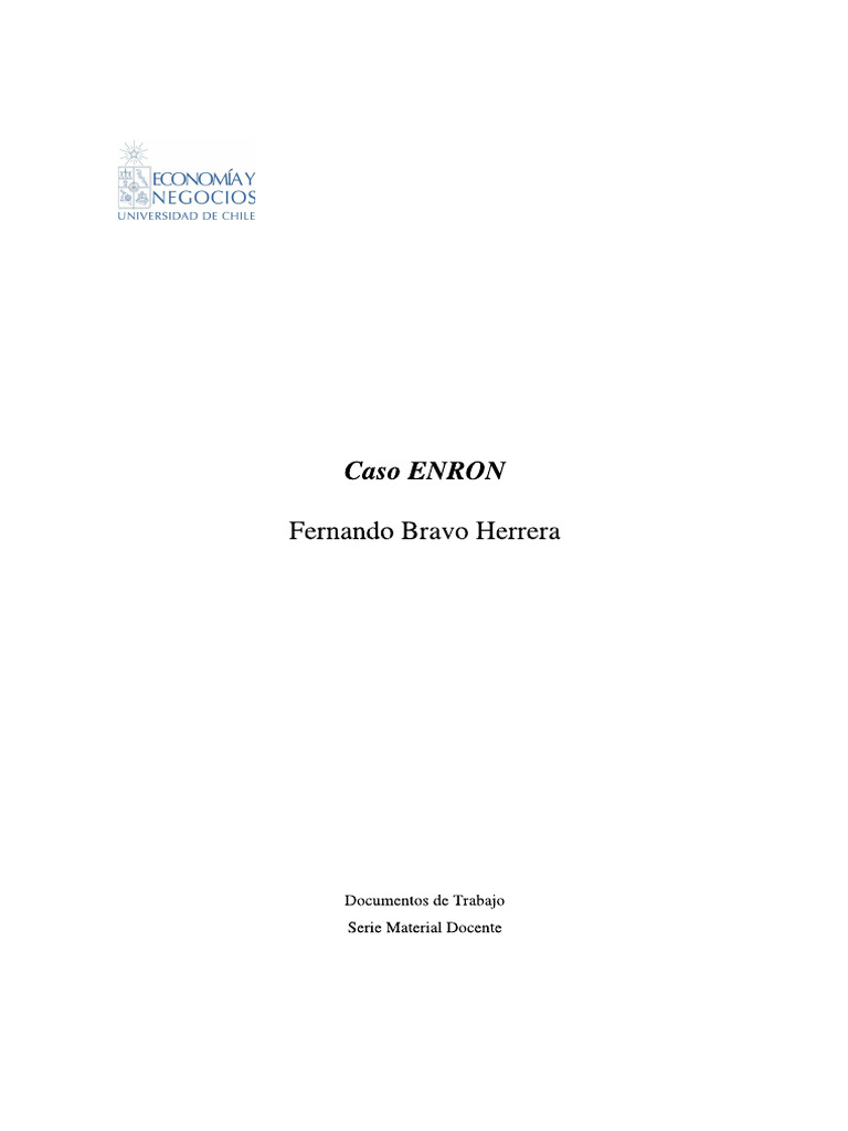Caso Enron | PDF