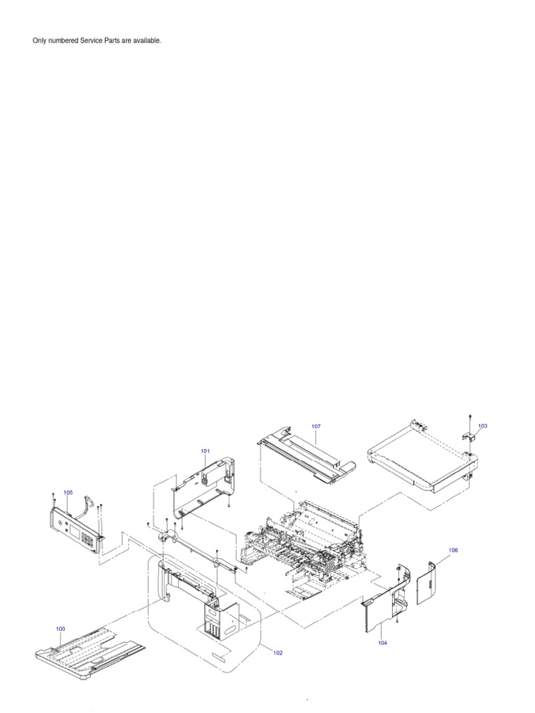 Epson L6171 Service Parts List | PDF | Manufactured Goods