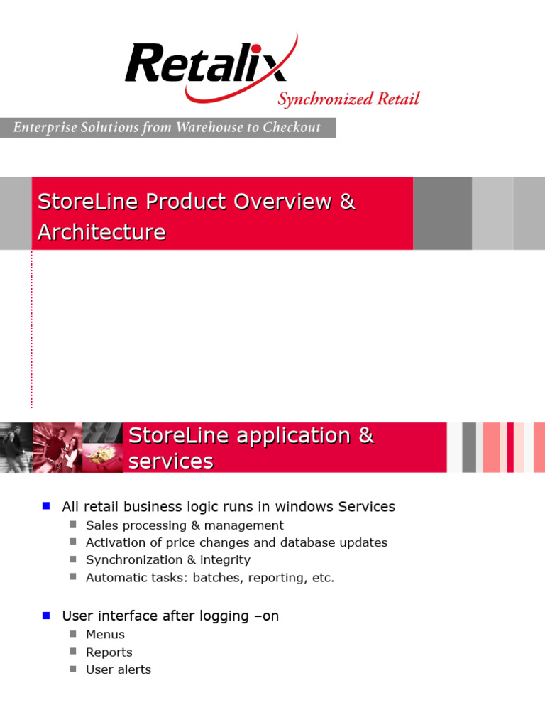 StoreLine POS System Overview | PDF | Databases | Point Of Sale