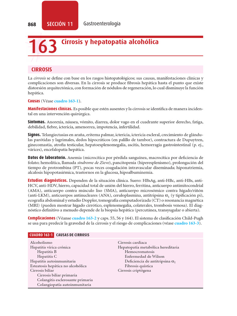 Cirrosis Hepatica | PDF | Cirrosis | Hepatitis