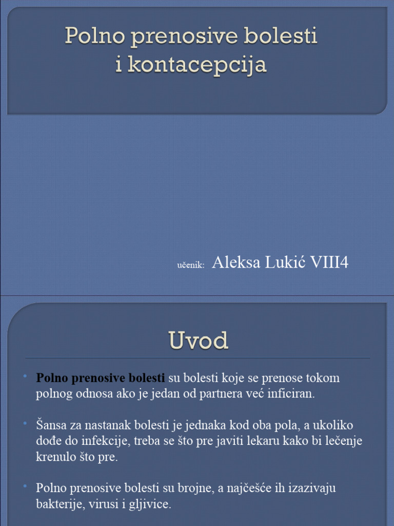 Polno Prenosive Bolesti | PDF
