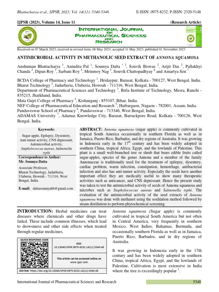 28 Vol 14 Issue 11 November 2023 IJPSR RA 18745 | PDF | Growth Medium ...
