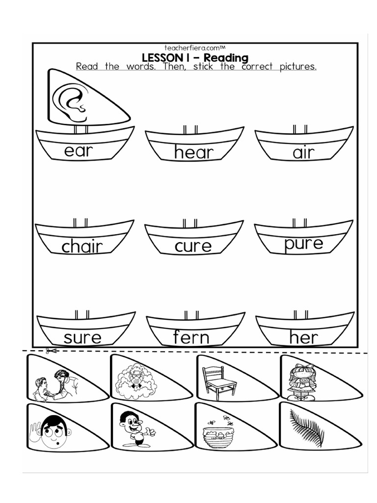 Phonics Exercise | PDF