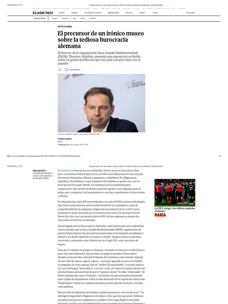El Precursor de Un Irónico Museo Sobre La Tediosa Burocracia Alemana ...