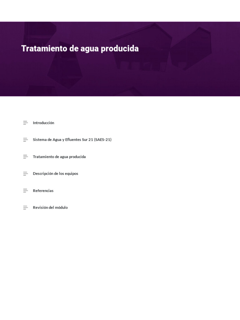 M2-04 Tratamiento de Agua Producida | PDF | Emulsión | Agua