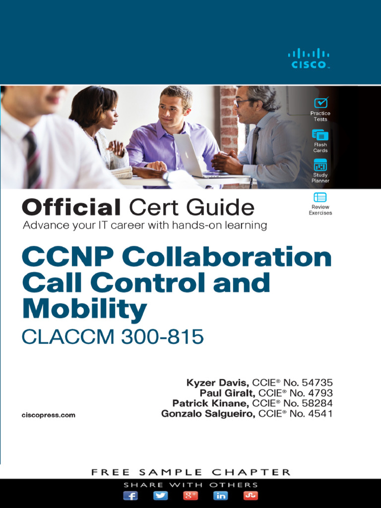 CCNP Collaboration CLACCM 300-815 Simple | PDF | Session Initiation ...