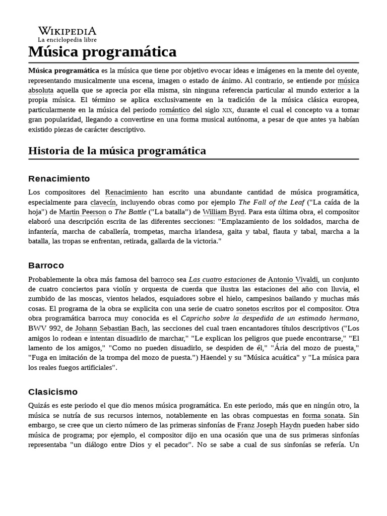 Música_programática | PDF | Las artes escénicas | Musicología