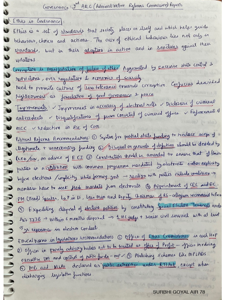 2nd ARC Notes | PDF | Wellness