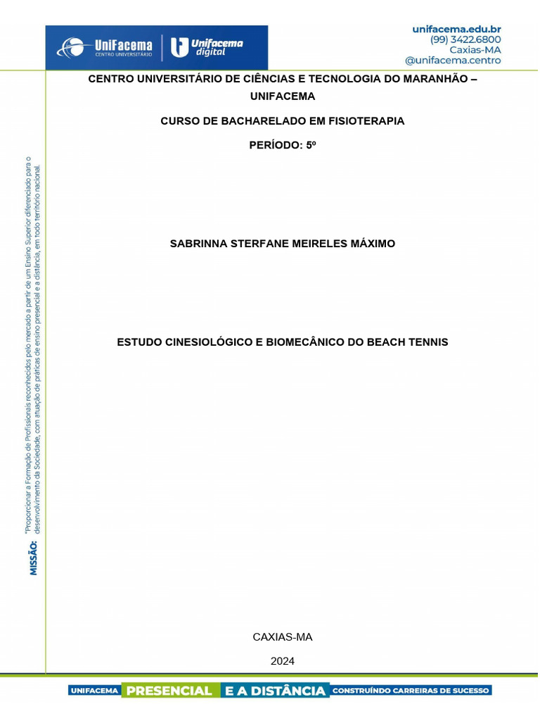 Beach Tennis Que Deu Trabai | PDF | Cotovelo | Movimentos anatômicos