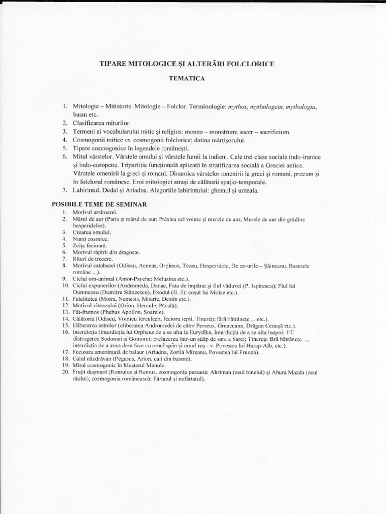 Tipare Tematică | PDF