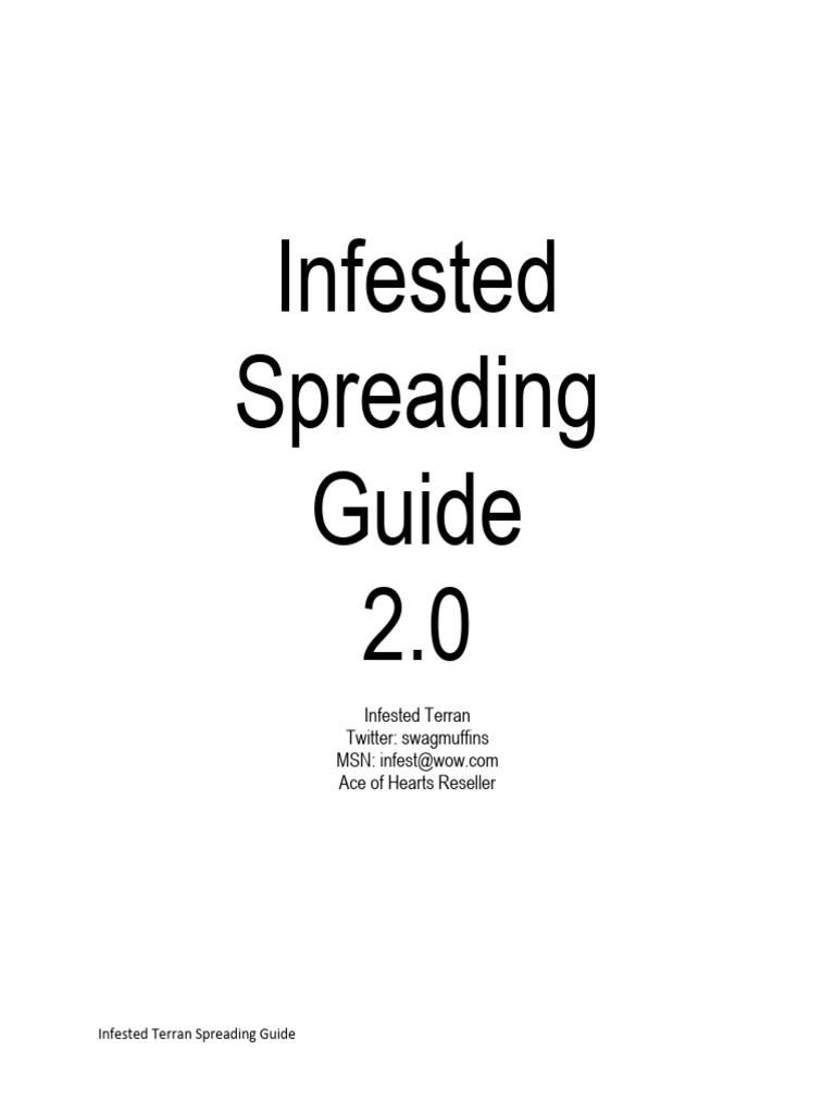 Infested Spreading Guide | Download Free PDF | Hypertext | Cyberspace