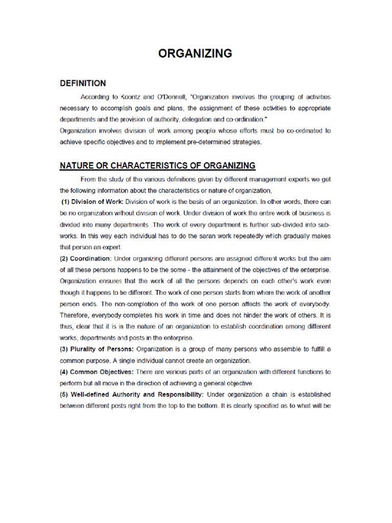 Organization Structuring | PDF