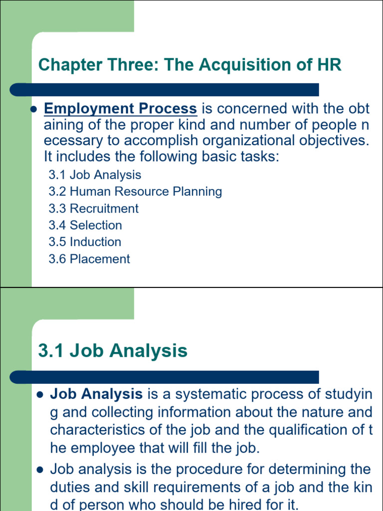 HRM Chapter 3 | PDF | Recruitment | Employment