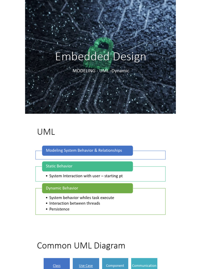 Embedded Design: MODELING - UML - Dynamic | PDF