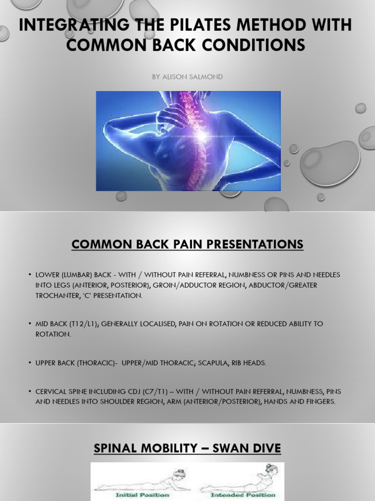 Common Back Conditions | PDF | Anatomical Terms Of Motion | Knee