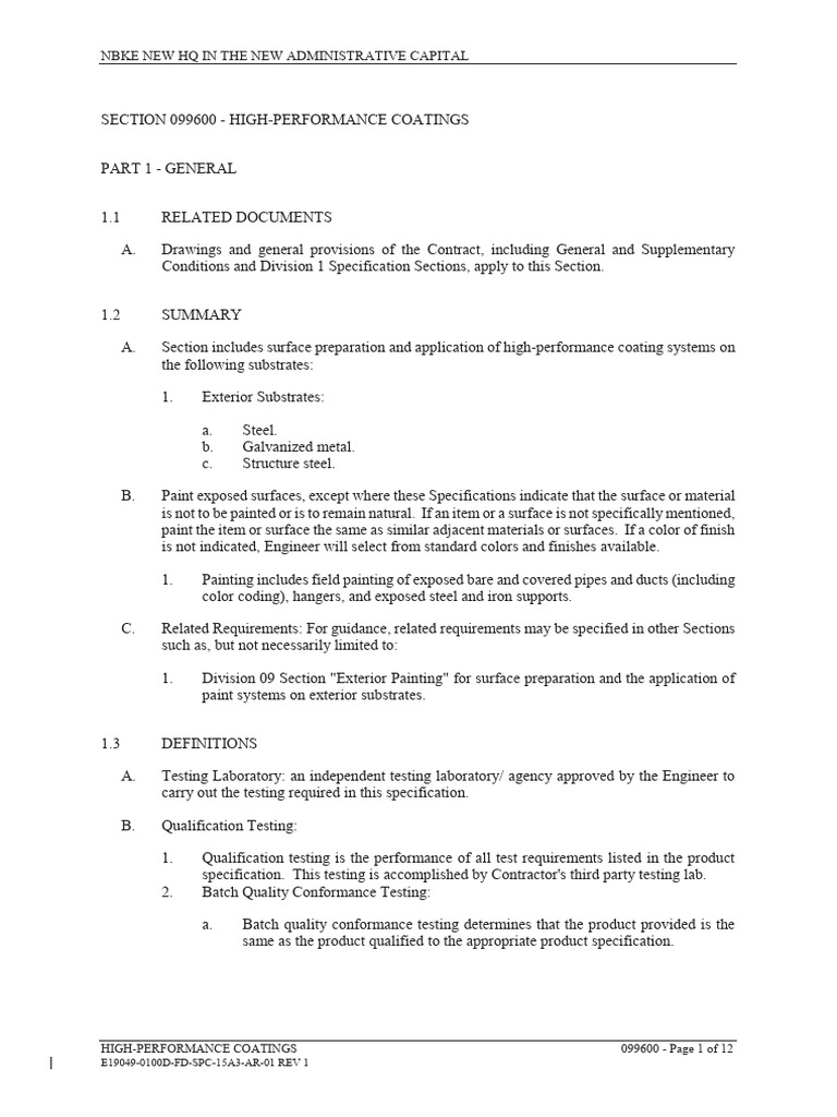 High Performance | PDF | Paint | Coating