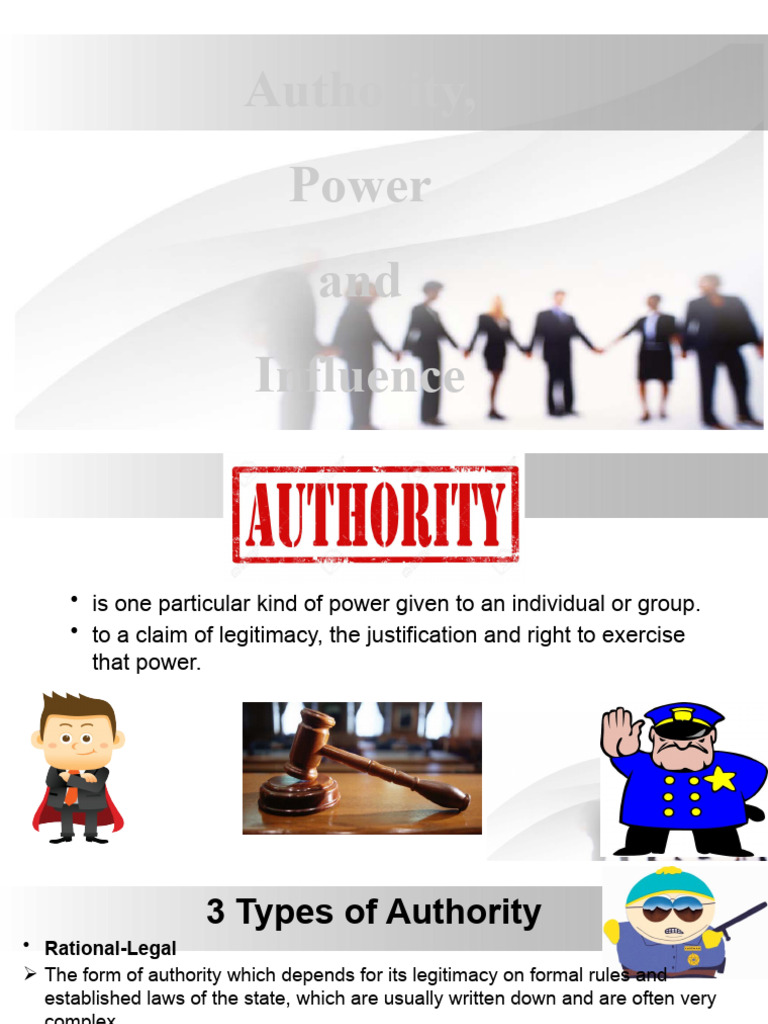 Types of Authority and Power Explained | PDF | Power (Social And ...