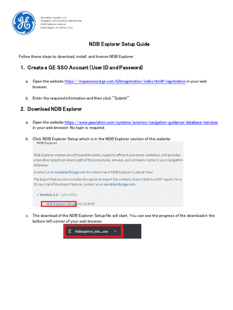 NDB Explorer Setup Guide New | PDF | Installation (Computer Programs ...