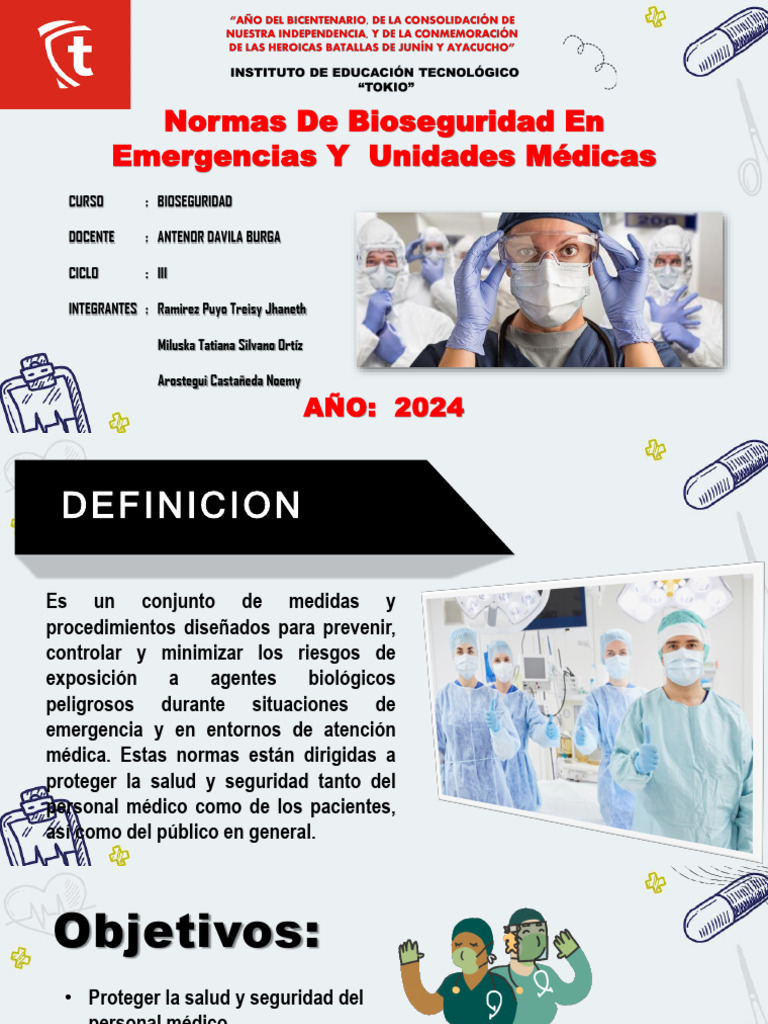 PPT-Normas De Bioseguridad Emergencias Y Unidades Medicas | PDF ...