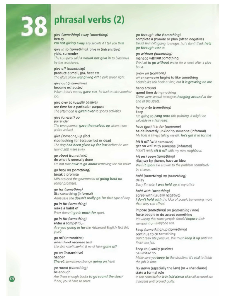 Phrasal Verbs 2 | PDF