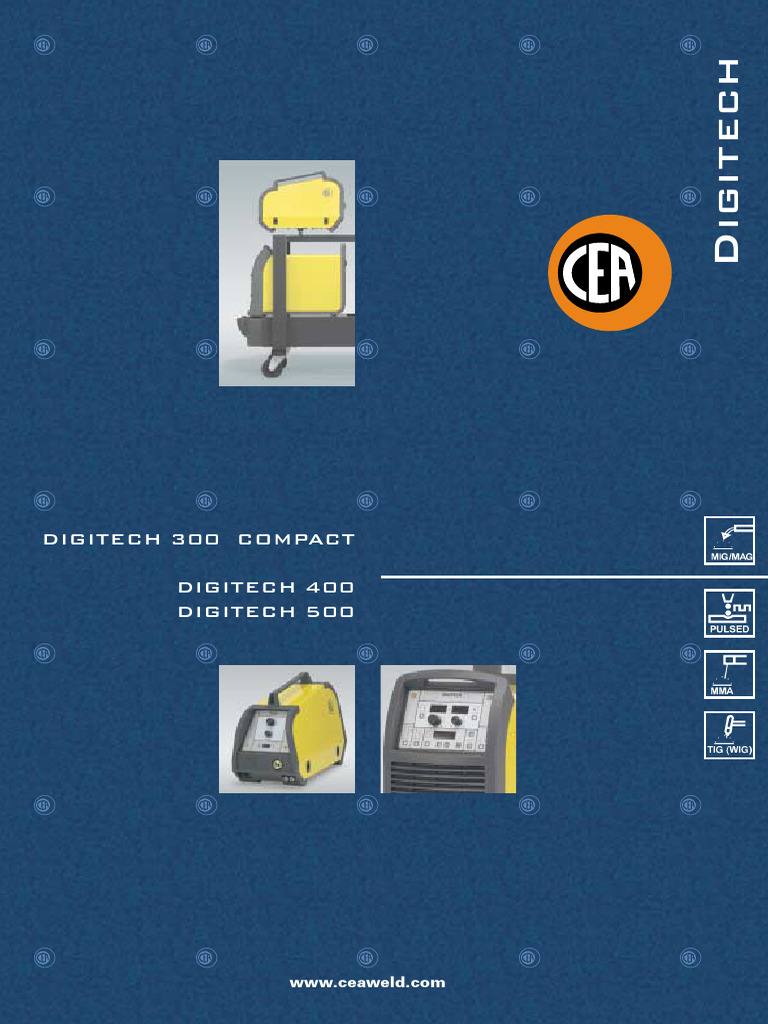 CEA Digitech 400 Pulsed | PDF | Materiales | Calefacción eléctrica