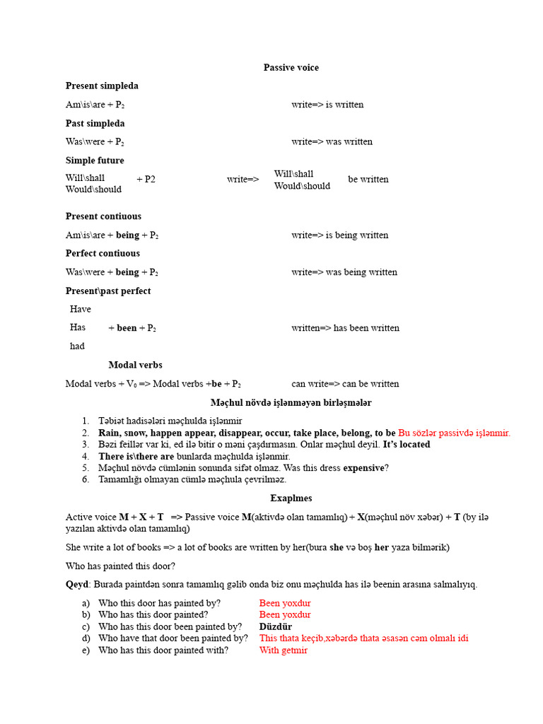 Passive Voice | PDF | Syntax | Linguistic Typology