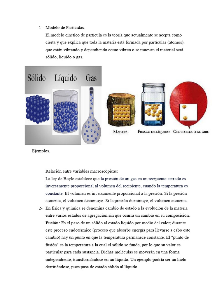 Modelo de Partìculas | PDF | Enlace químico | Núcleo atómico