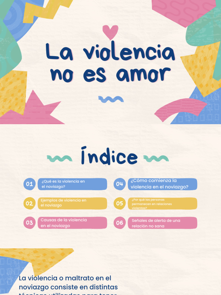 Violencia en el Noviazgo | PDF | Violencia | Violencia doméstica