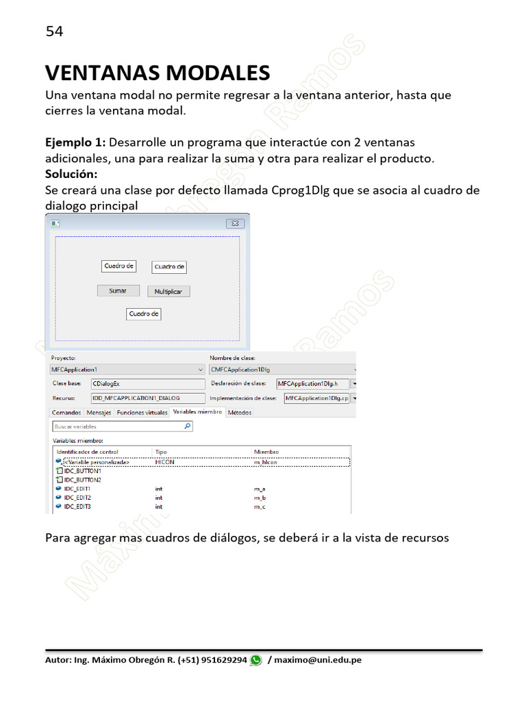Creación de Ventanas Modales y Menús | PDF | Informática | Software