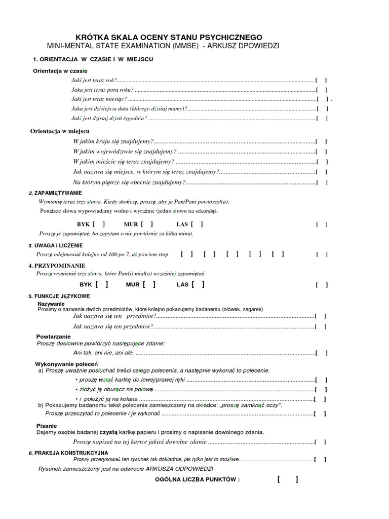 Ocena Stanu Pych Odpo | PDF