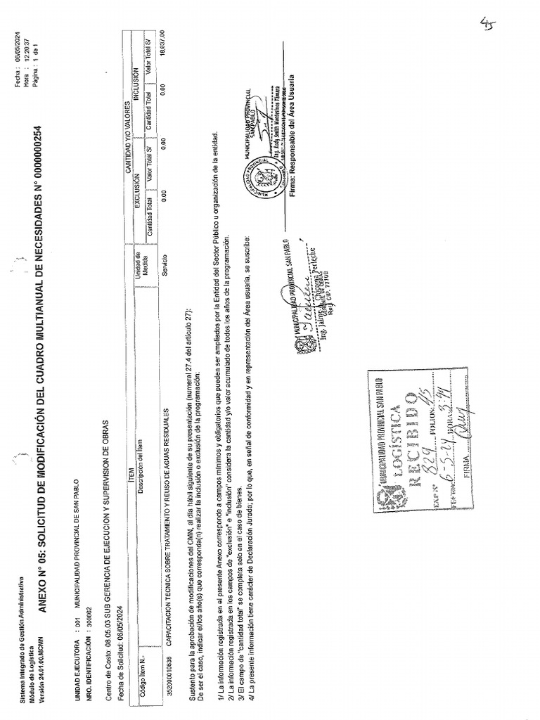 TDR y Anexo N°5-00000254 | PDF