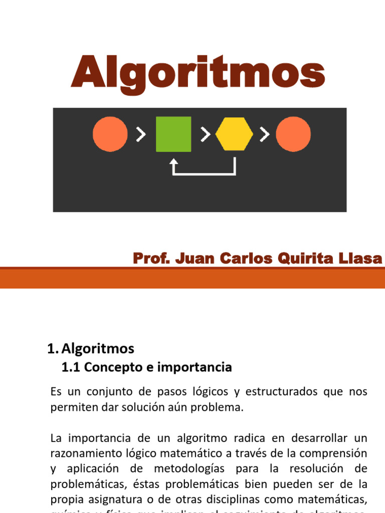 Algoritmos Teoria Pdf Algoritmos Tipo De Datos