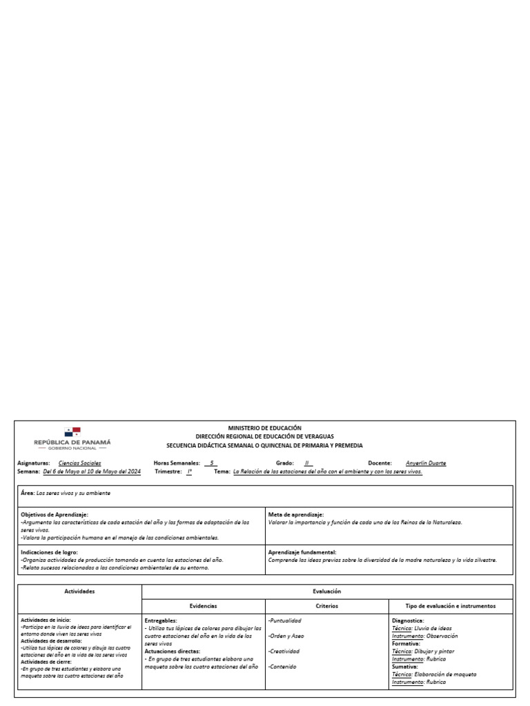 Labotarorio en Aula Planeamiento | PDF | Evaluación | Aprendizaje