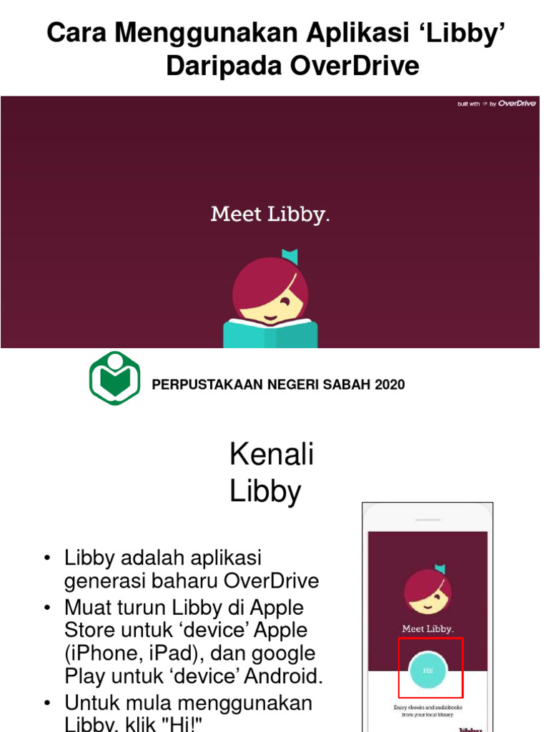Panduan Menggunakan Overdrive Libby App | PDF