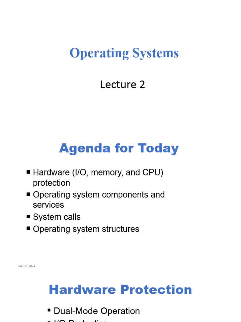 Operating System Lecture1 Pdf Operating System Process Computing 6119