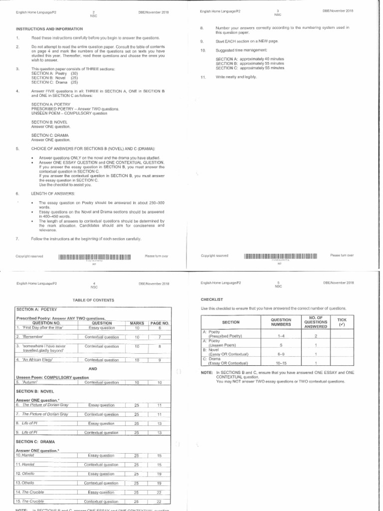 Nov P2 QP Only 6 | PDF