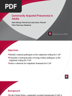ANMC Guidelines for Adult CAP Treatment | PDF | Pneumonia | Medical ...
