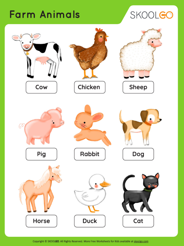 4 0011 Farm Animals | PDF