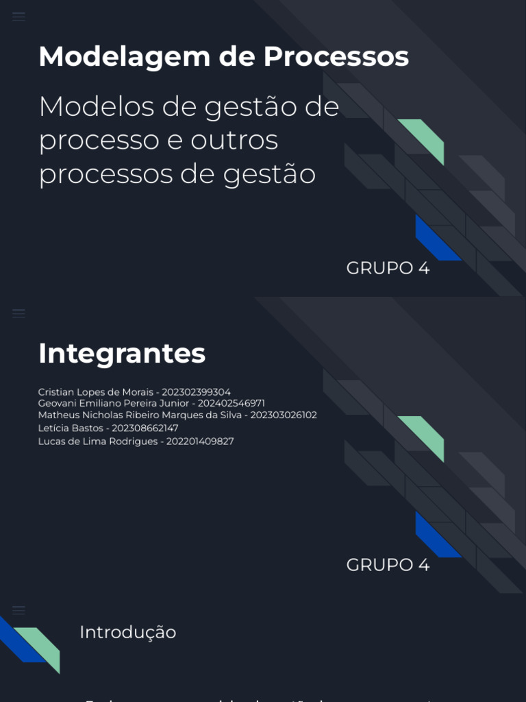 ATIVIDADE 1 - Modelagem de Processos - Modelos de Gestão de Processo e Outros Processos de ...