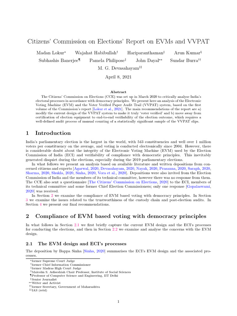 CCEpaper | PDF | Electronic Voting | Democracy
