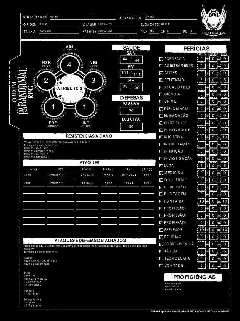 Ficha Claudio Aop | Download grátis PDF | Voo