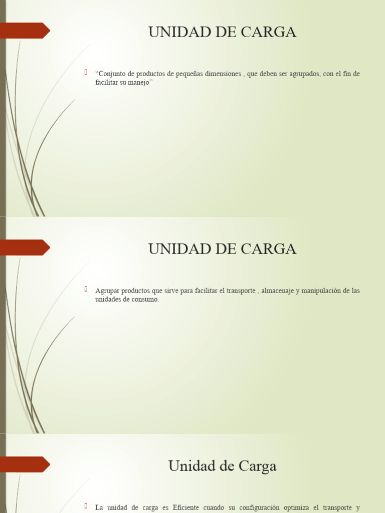 Unidad de Carga-1 | PDF | Paleta