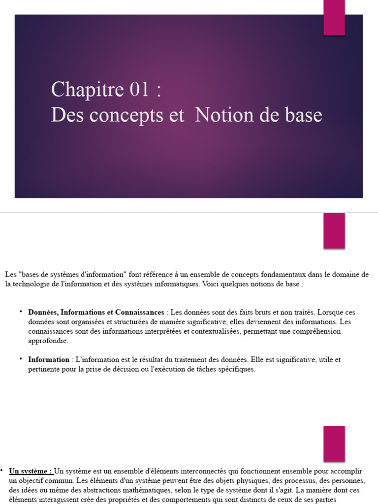 Notion Et Conception | PDF | Programmation informatique | Informatique